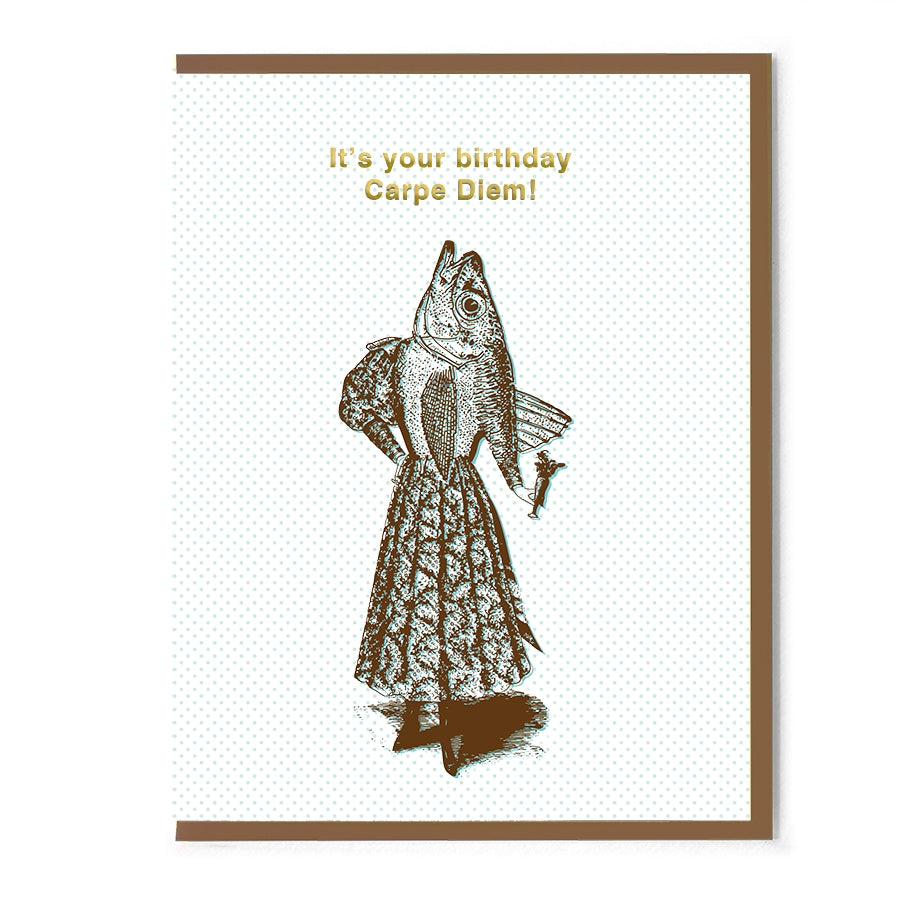 Carpe Diem Birthday Card – Shop Chop