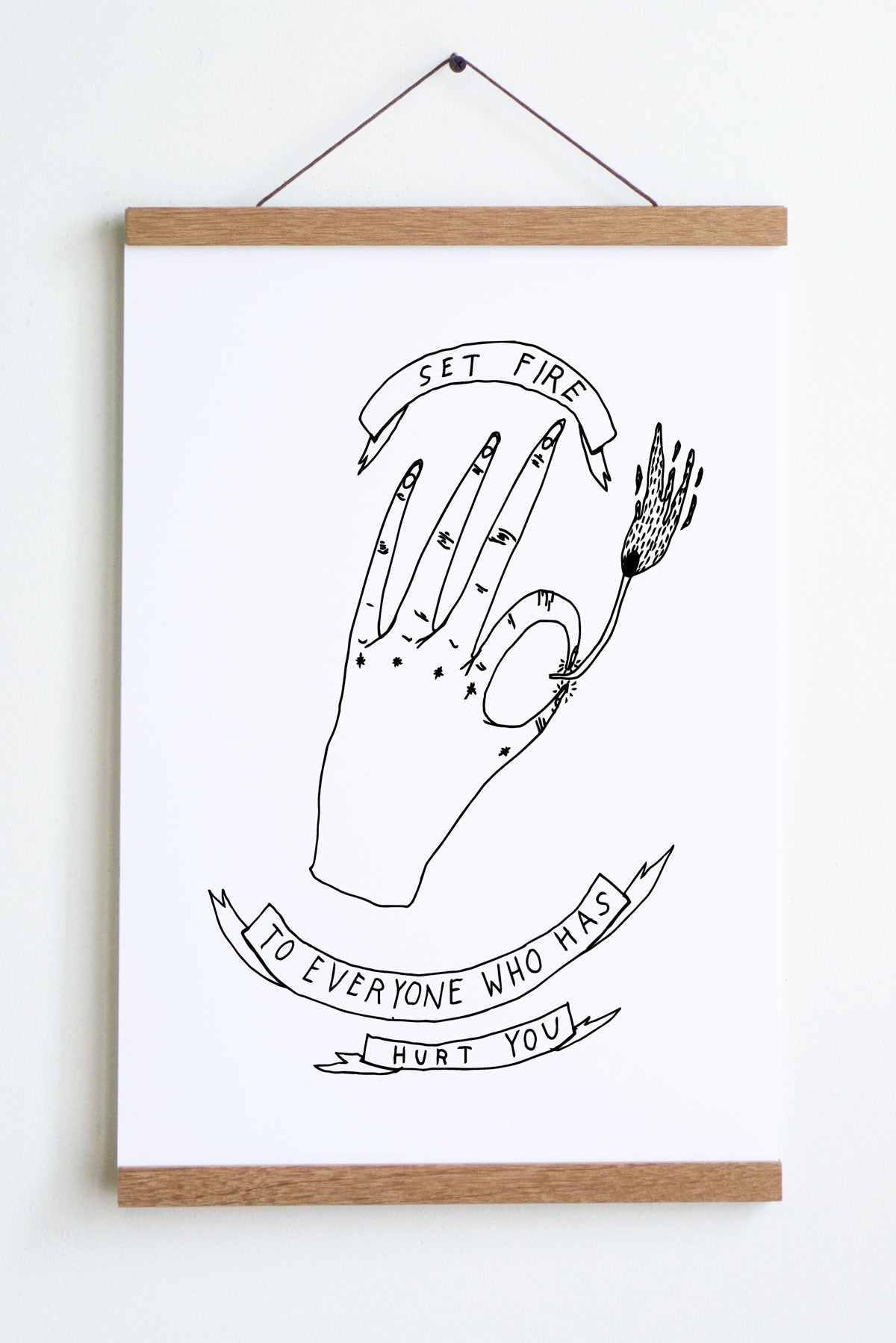 Set Fire Print – Shop Chop